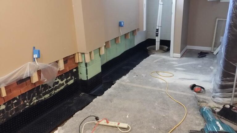 interior basement waterproofing | SE Wis. Water Sealing Pros | Rion ...